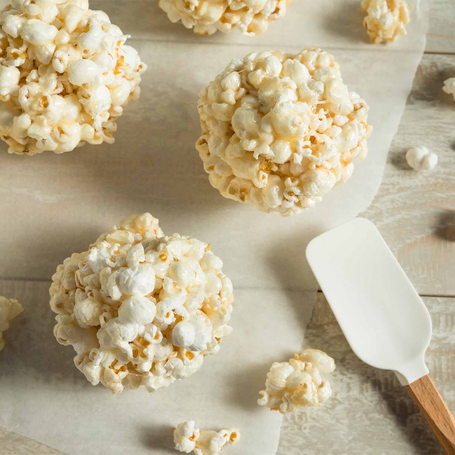 Supersized Popcorn Snowballs Recipe