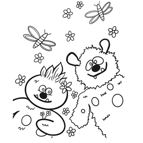 Warmies Coloring Activity