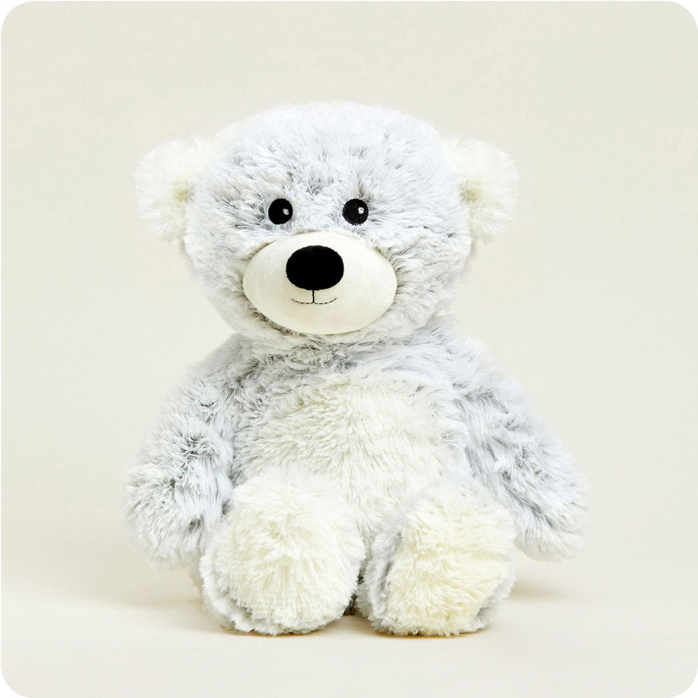 Gray Marshmallow Bear Warmies | Microwavable Gray Marshmallow Bear ...